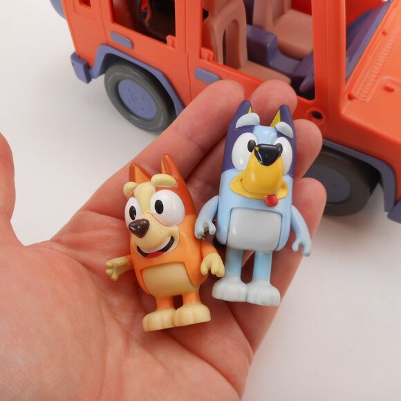 Disney | Toys | Bluey Heeler Family Cruiser Toy Car Set With 2 Action ...